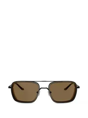 Emporio Armani Pilot Frame Sunglasses - Black