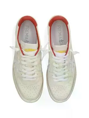 Premiata Clay Crackled-effect Sneakers