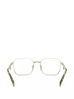 Prada Square-frame Glasses - Gold