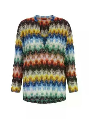 Missoni Lamé Raschel-knit Blouse