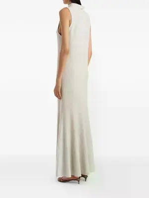 Khaite Margo Merino Wool Knit Dress - Neutrals