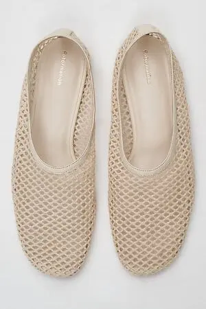 REFORMATION Britt Netted Ballet Flats