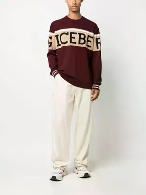 Iceberg Logo Intarsia-knit Jumper