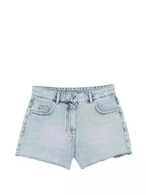 Patrizia Pepe Frayed-hem Denim Shorts