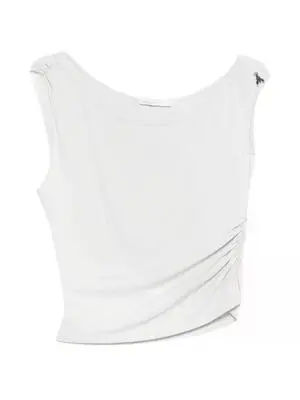 Patrizia Pepe Asymmetric Gathered Top