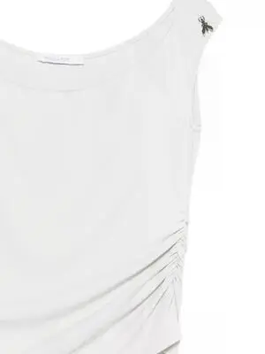 Patrizia Pepe Asymmetric Gathered Top
