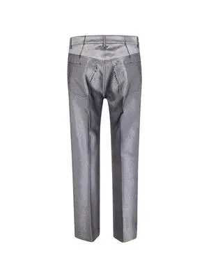 SAPIO Metallic-finish Trousers
