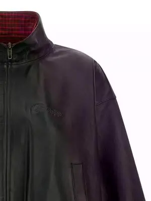 Balenciaga Reversible Leather Jacket - Black