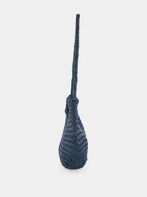 Dragon Diffusion Nova Luna Woven Leather Bag - Blue
