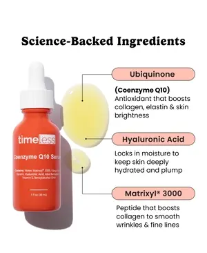 TIMELESS SKIN CARE Coenzyme Q10 + Peptides Serum - No Color