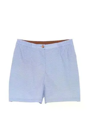 MERCI Geometric-print Shorts - Blue