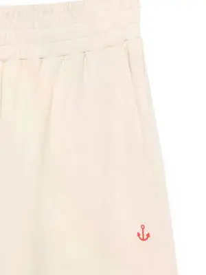 MERCI Anchor Embroidered Wide Leg Track Pants