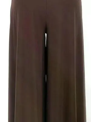 KAOS Elasticated-waistband Trousers - Brown