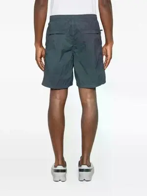 Stone Island Logo Patch Track Shorts - Blue