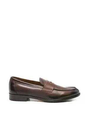 DOUCAL'S Polished Leather Loafers