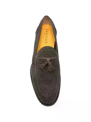 DOUCAL'S Woven Tassel Loafers - Brown