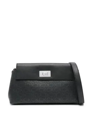Calvin Klein Monogram-debossed Shoulder Bag