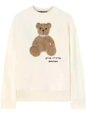 Palm Angels Bear In Mind Sweatshirt - Neutrals