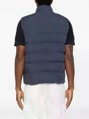Eleventy Reversible Padded Gilet - Blue