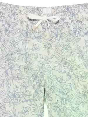 Eleventy Floral-print Swim Shorts - Neutrals