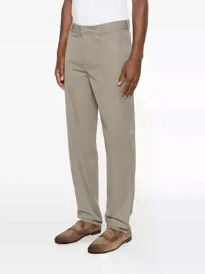 Emporio Armani Logo Appliqué Trousers - Grey