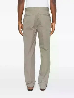 Emporio Armani Logo Appliqué Trousers - Grey