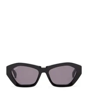 Max Mara Acetate Cat Eye Sunglasses - Black