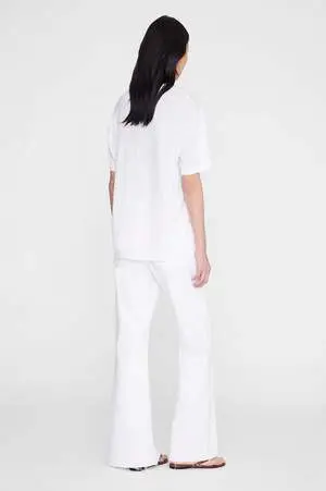 ANINE BING Cade Tee Shirt - White