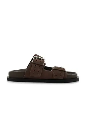 A.emery Leon Suede Sandals - Brown