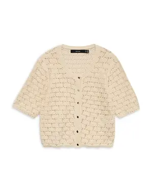 Vero Moda O-neck Buttoned Cardigan