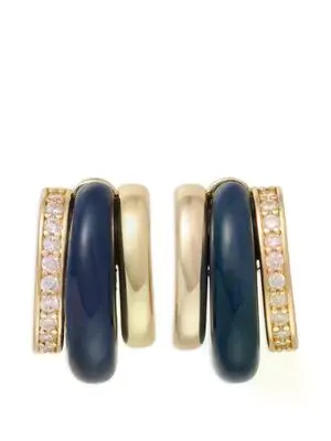 ROXANNE ASSOULIN The Stone Huggie Earrings - Gold