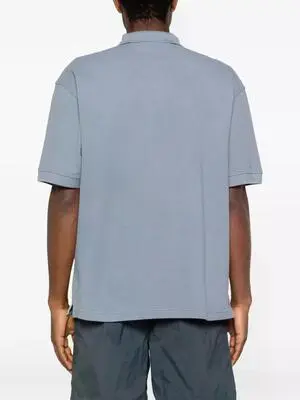 Stone Island Logo-embroidered Polo Shirt - Blue