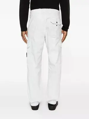 Stone Island Cargo Pants With Logo Patch - Blue