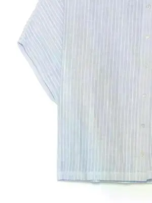 120% Lino Stripe-pattern Shirt