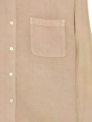 120% Lino Chest-pocket Linen Shirt