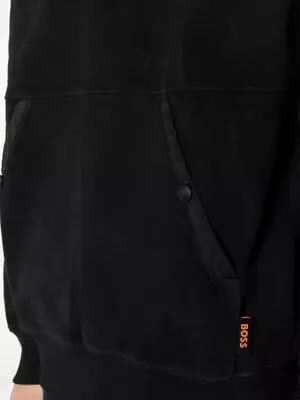 BOSS Logo-tag Jersey Hoodie