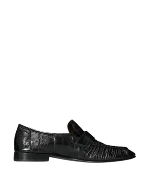 THE ROW Soft Loafer - Black