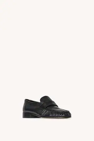 THE ROW Soft Loafer - Black