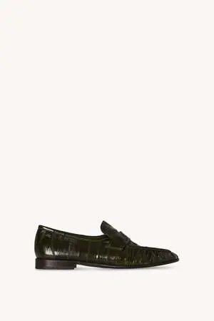 THE ROW Soft Loafer - Olive