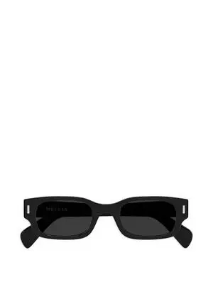 Alexander McQueen Rectangle-frame Sunglasses - Black