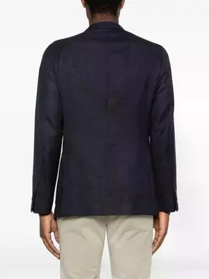 Boglioli K-jacket Single-breasted Patch-pockets Blazer - Blue