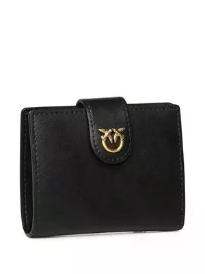 Pinko Love Birds-plaque Wallet - Black