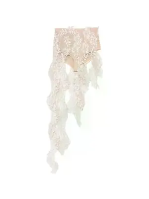 Giuseppe Di Morabito Lace Mini Shorts - Neutrals