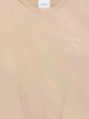 HALFBOY Slogan-print Darted Bodysuit
