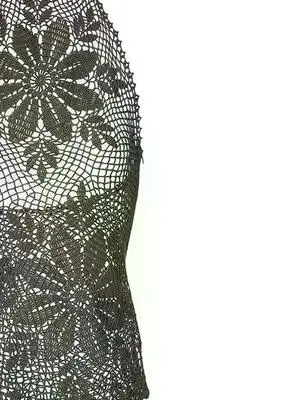 Magda Butrym Crochet Halter Top