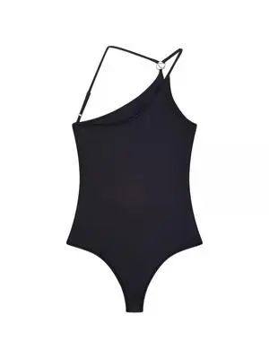 Coperni Logo-appliqué Swimsuit - Black