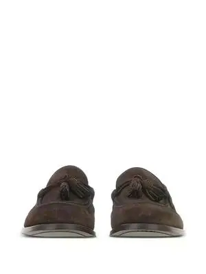 FABI Tassel Detail Leather Loafers