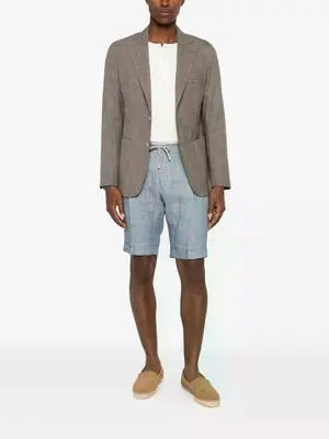 BARBA NAPOLI Capri Drawstring Shorts - Blue