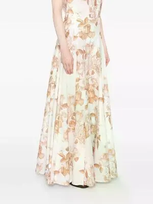 LAVI COUTURE Floral-print Palazzo Pants