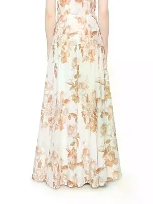 LAVI COUTURE Floral-print Palazzo Pants